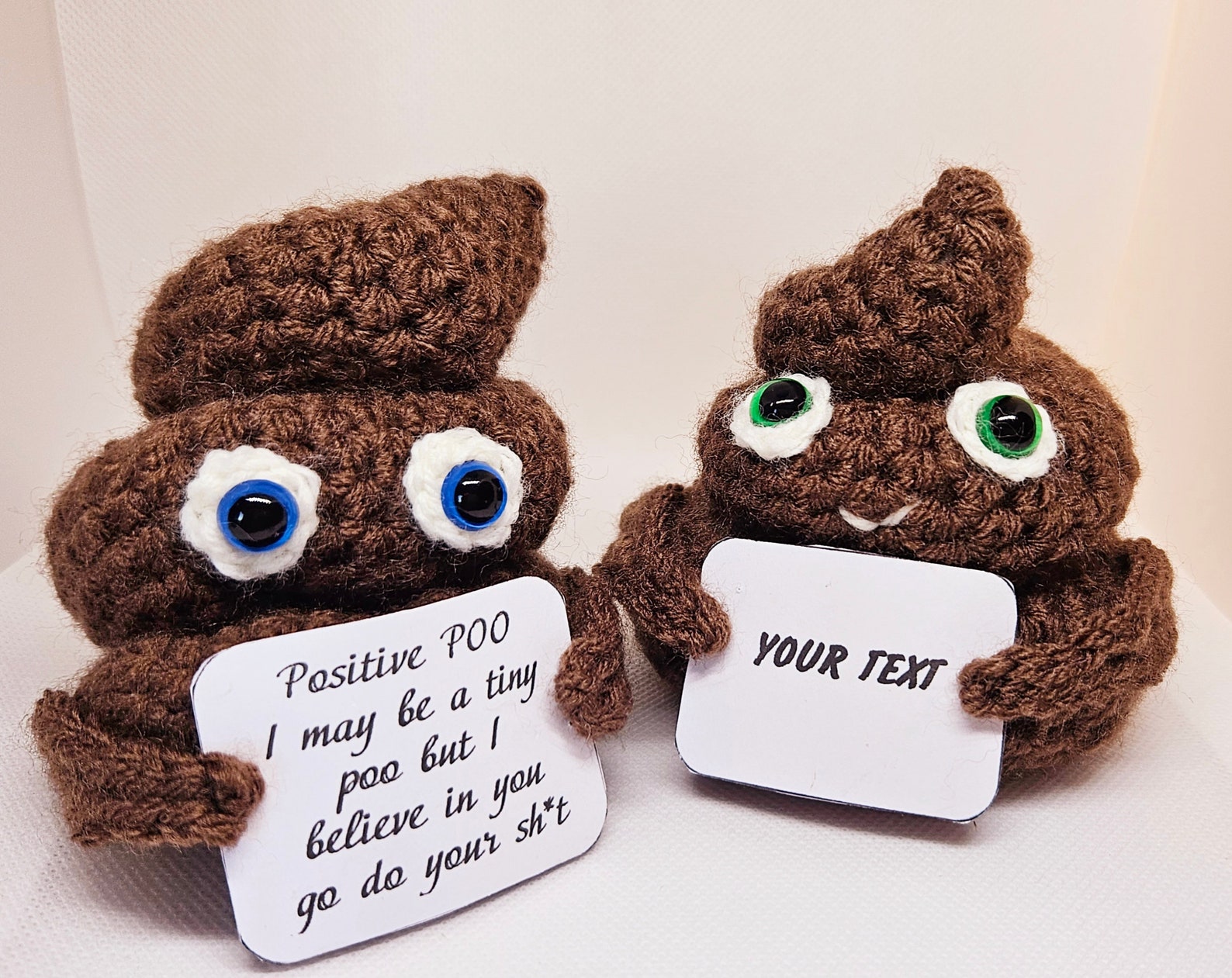 Positive POO Crochet PATTERN, Cute Poo Template, Best Gift, Crochet ...