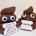 Positive POO Crochet PATTERN, Cute Poo Template, Best Gift, Crochet ...