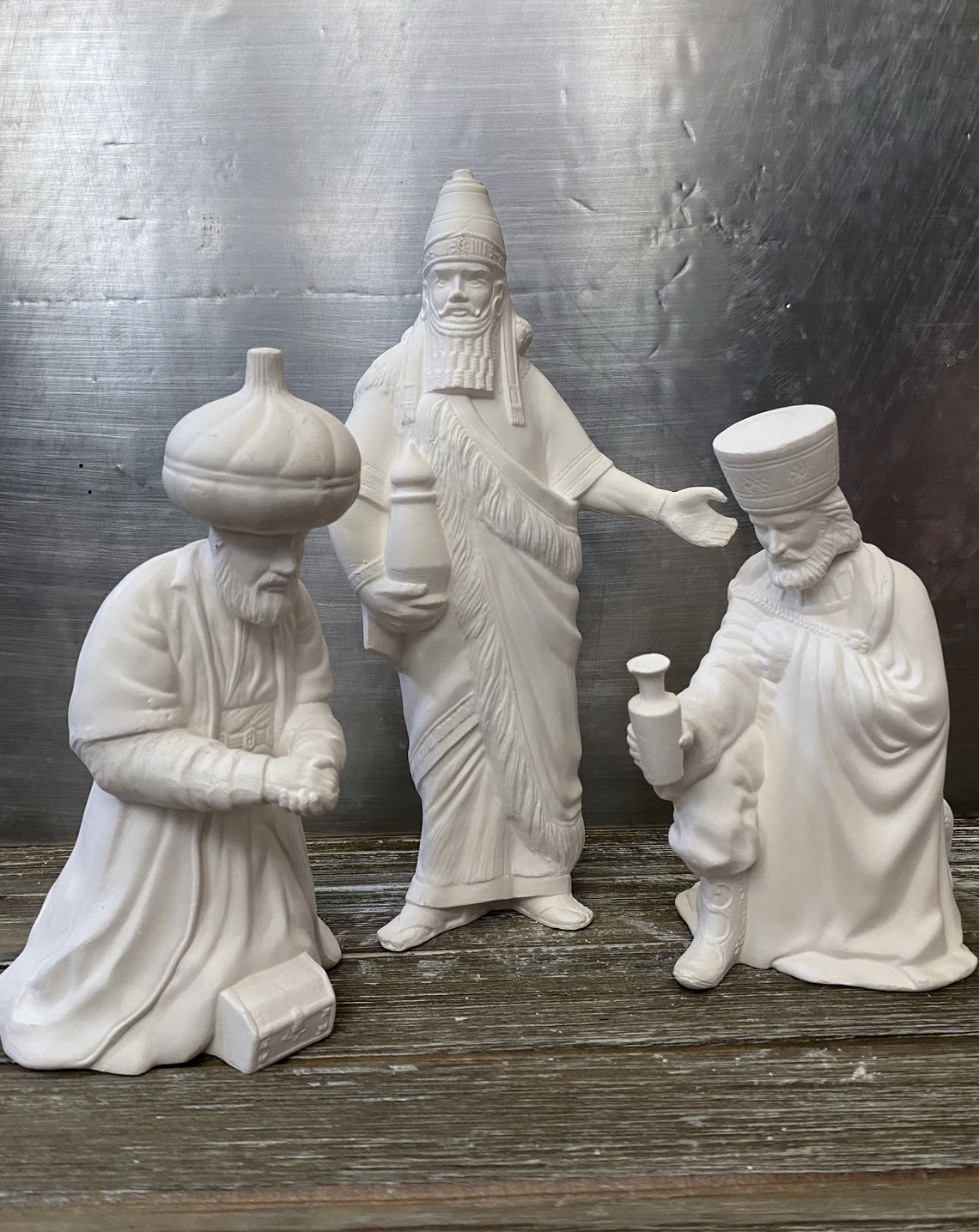 Large Duncan Nativity Scene Bisque Ceramic - Etsy