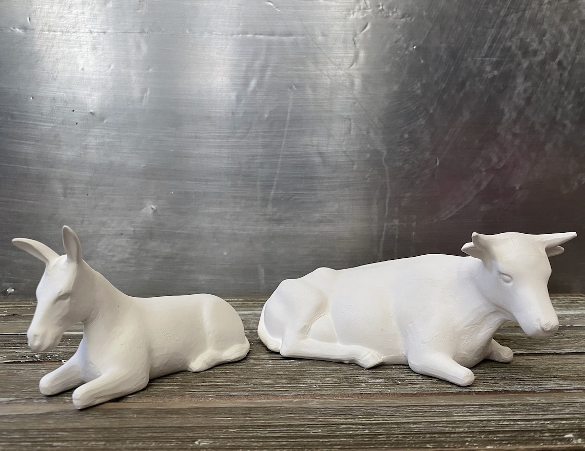 Large Duncan Nativity Scene Bisque Ceramic - Etsy
