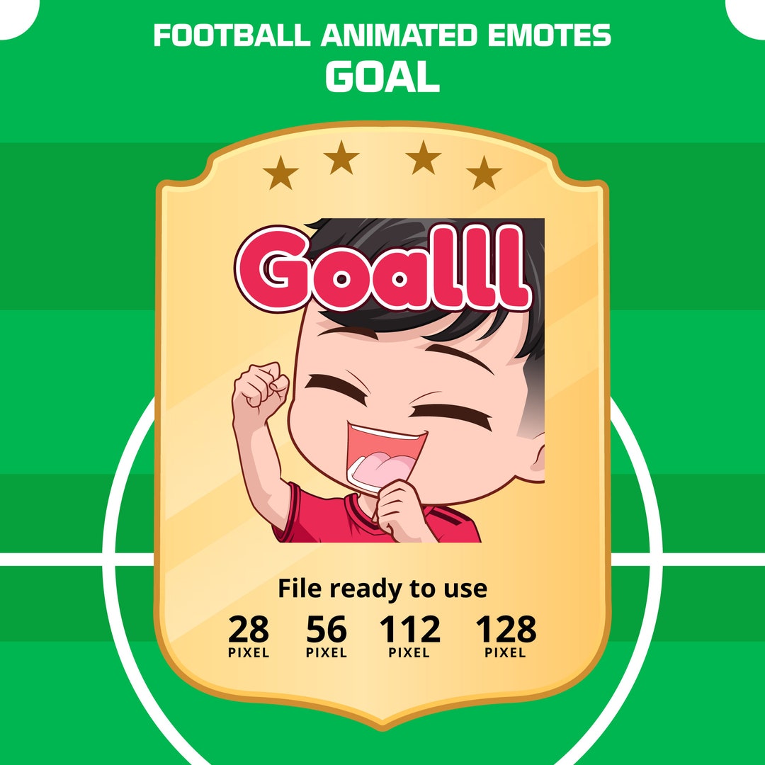 Goal Animated Emotes / Football Twitch Emote - Etsy