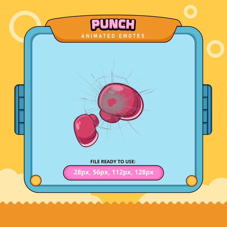 Punch Animated Emote | Twitch, Discord (digital Download) - Etsy