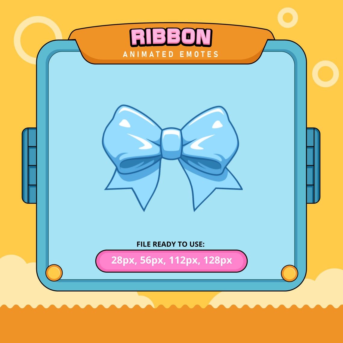 Ribbon Animated Emotes Twitch Emotes Kick Emotes Emoji Discord - Etsy