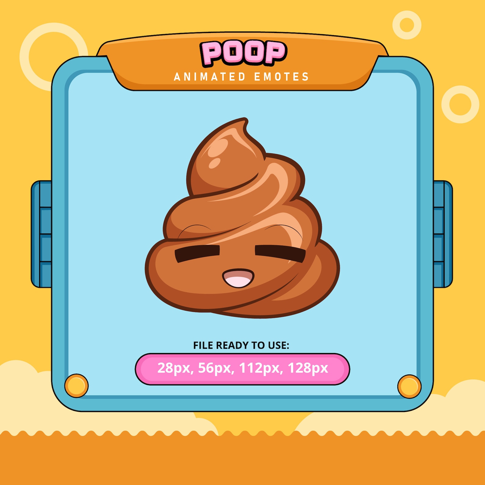 Poop Animated Emotes | Twitch Emotes | Kick Emotes | Emoji Discord - Etsy