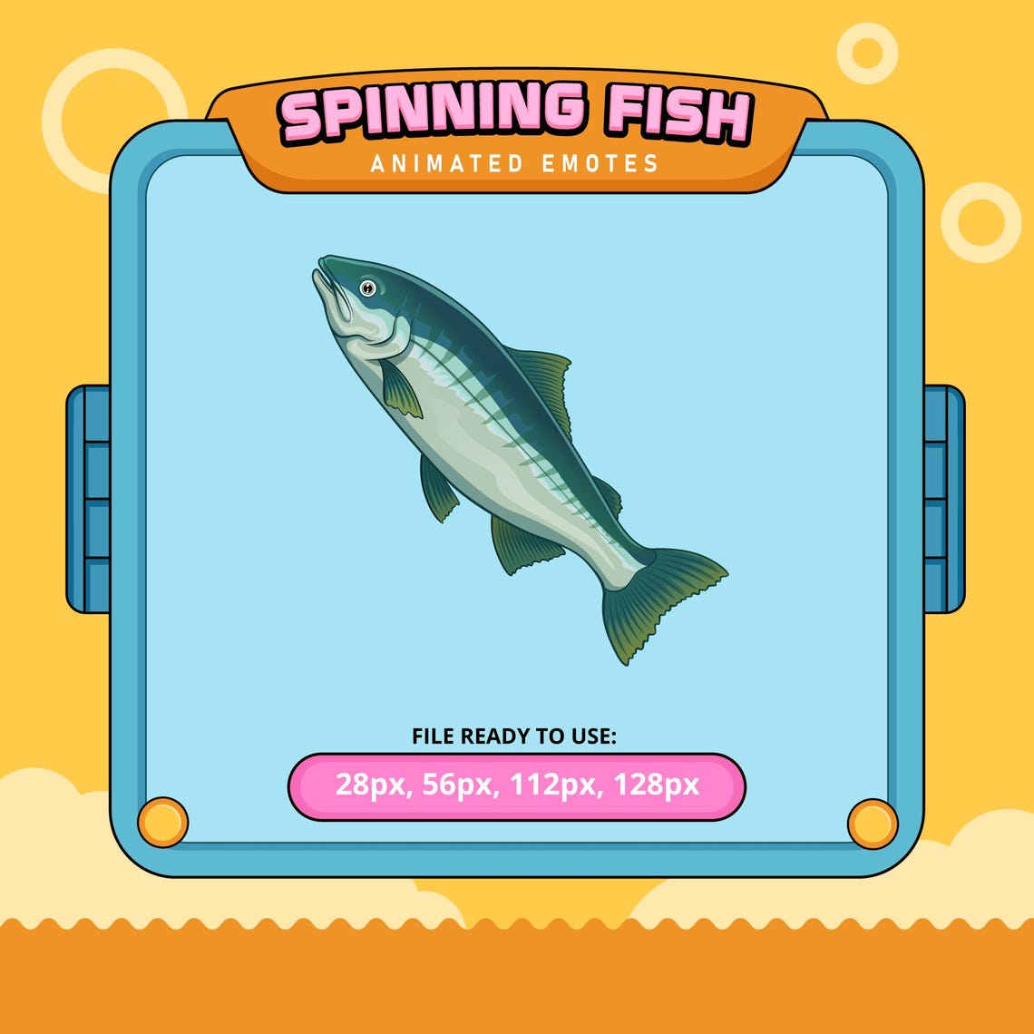 Spinning Fish Animated Emotes | Twitch Emotes | Kick Emotes | Emoji ...