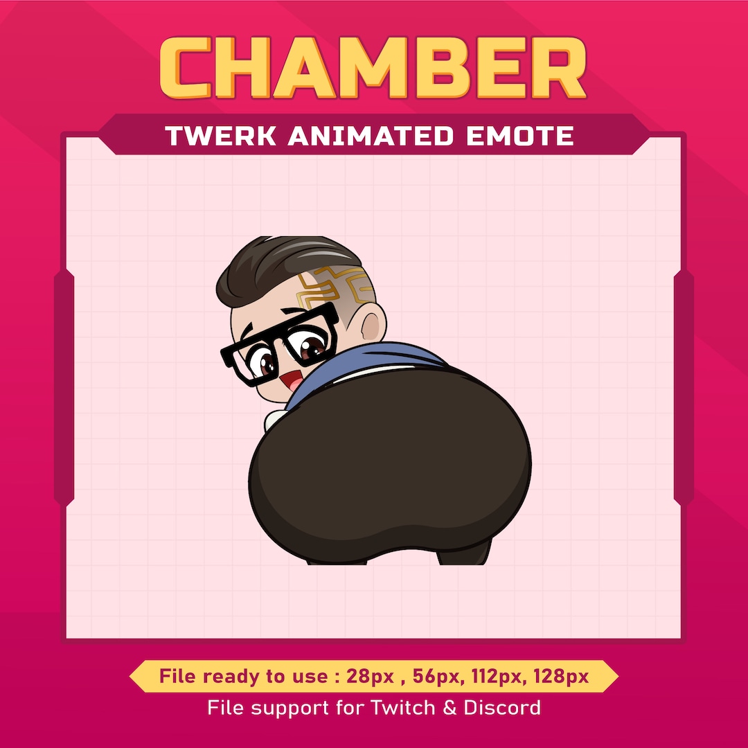 Chamber Valorant Twerk Animated Emote for Discord / Booty Emote ... Chamber Valorant Twerk Animated Emote for Discord / Booty Emote ...