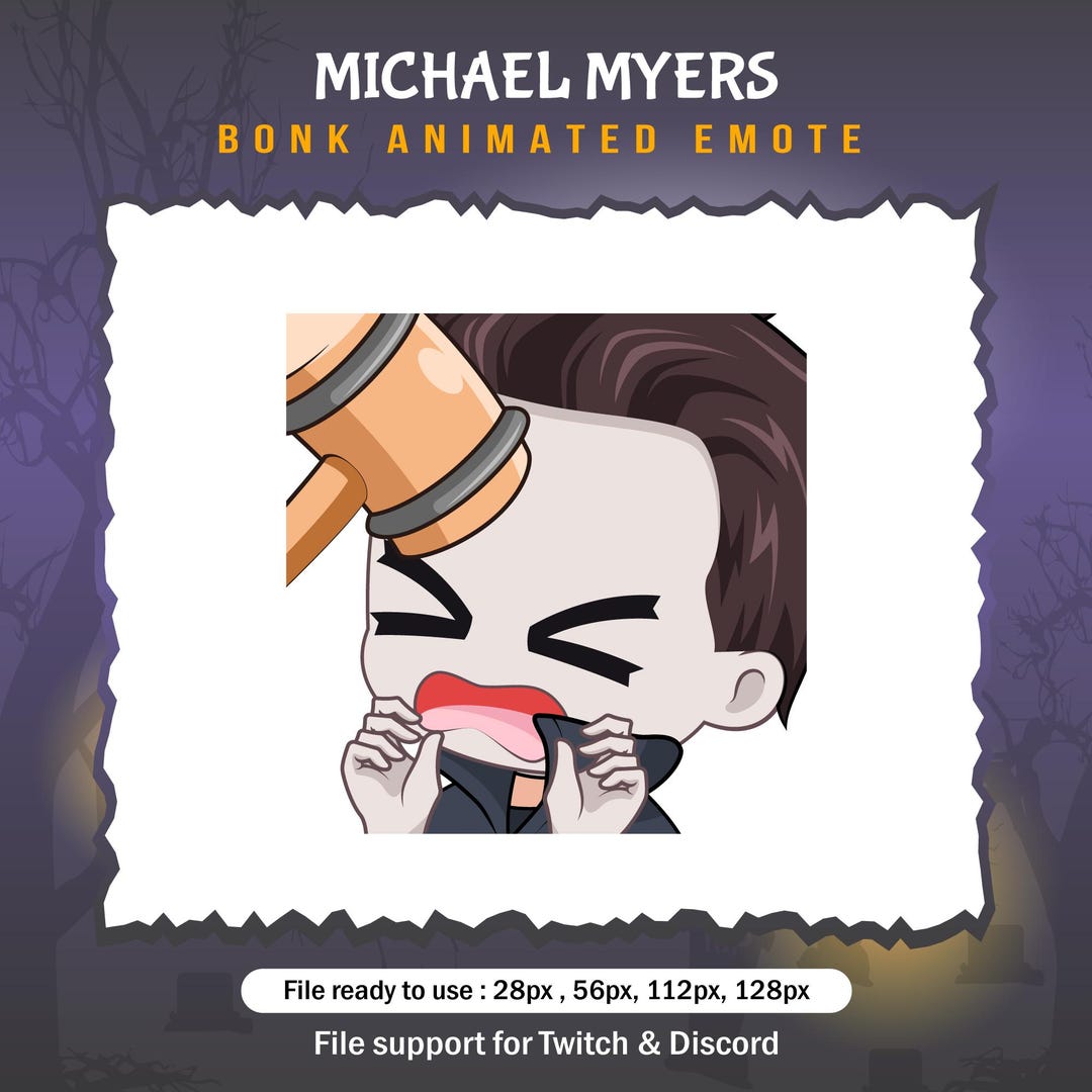 Michael Myers Dead by Daylight Bonk Emotes / DBD Twitch Emote - Etsy