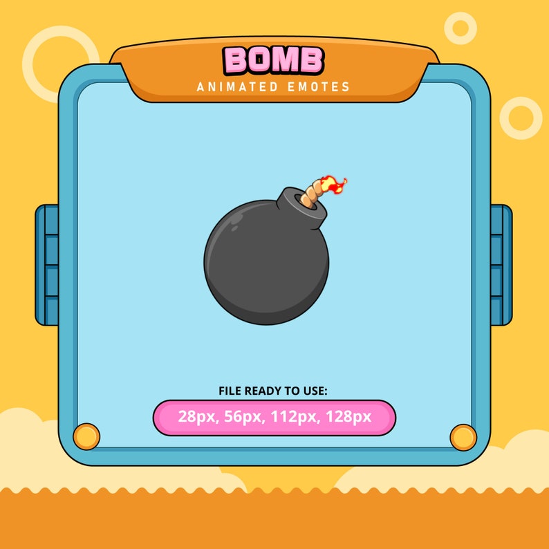 Bomb Animated Emotes | Twitch Emotes | Kick Emotes | Emoji Discord - Etsy