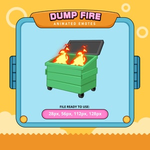Dump Fire Animated Emotes | Twitch Emotes | Kick Emotes | Emoji Discord ...