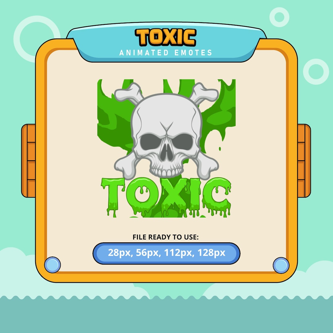 Toxic Animated Emotes | Twitch Emotes | Kick Emotes | Emoji Discord - Etsy