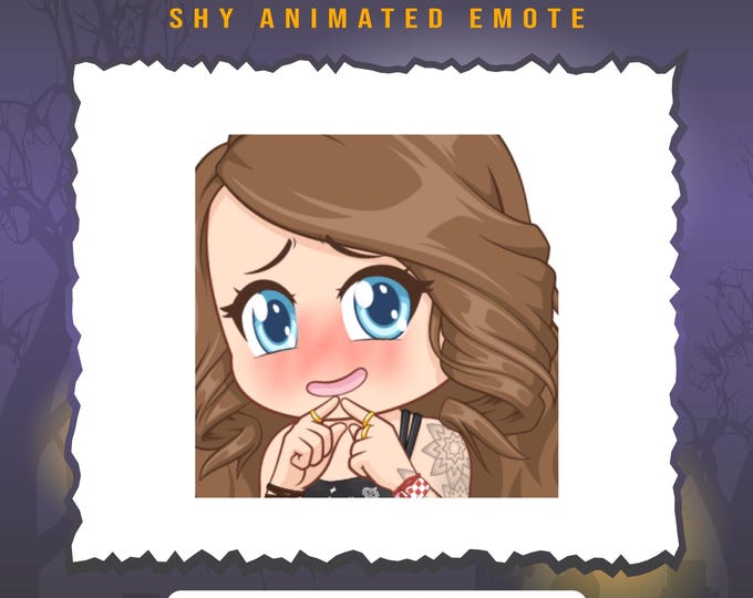 Susie UWU Shy Emote, Twitch Emote, DBD Emote, UWU Emote - Etsy Canada