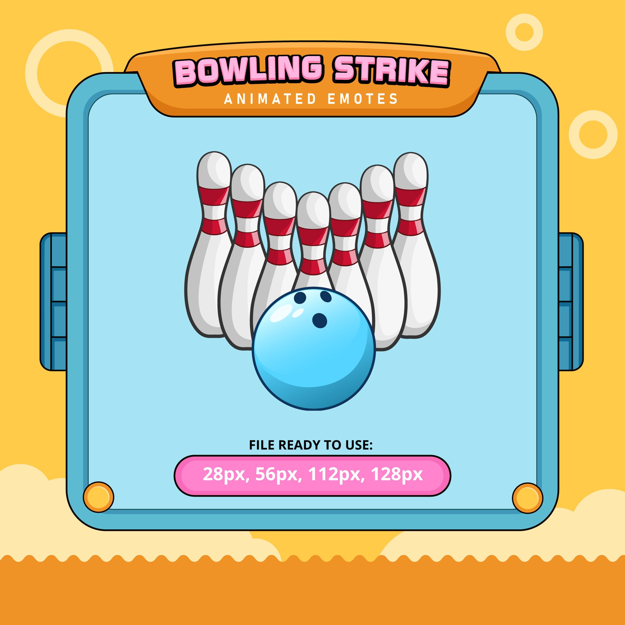 Bowling Strike Animated Emotes | Twitch Emotes | Kick Emotes | Emoji ...