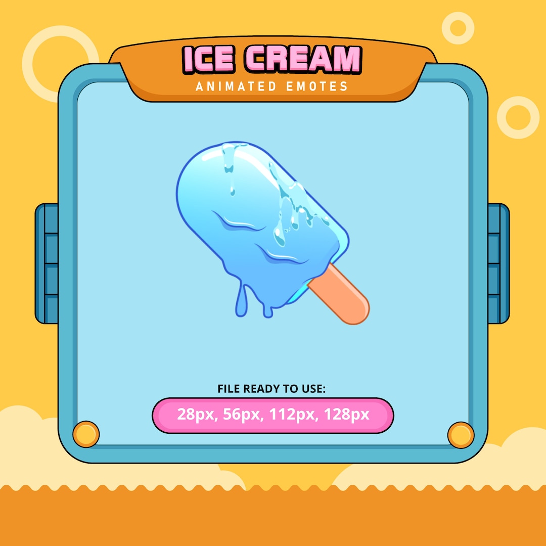 Ice Cream Animated Emotes | Twitch Emotes | Kick Emotes | Emoji Discord ...