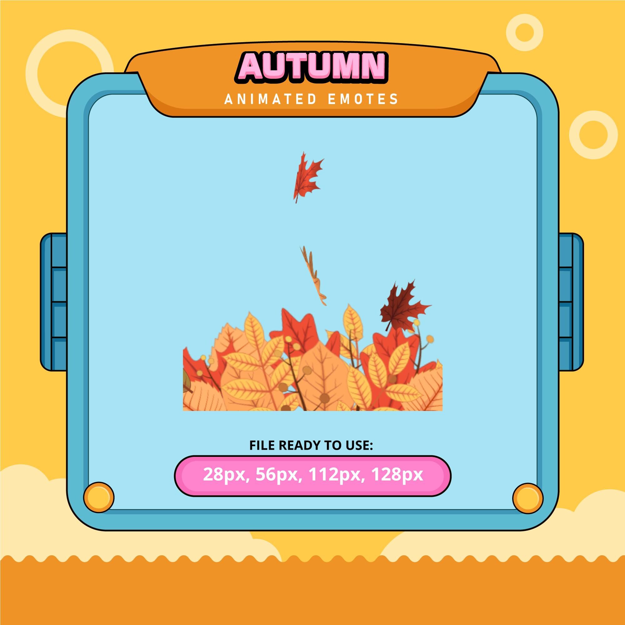 Autumn Animated Emotes | Twitch Emotes | Kick Emotes | Emoji Discord - Etsy