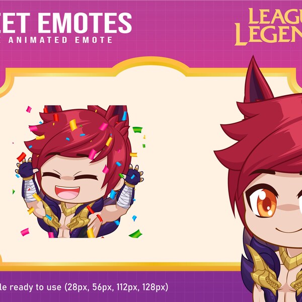 Kai'sa League of Legends Wave Emote for Twitch League of Legends ...