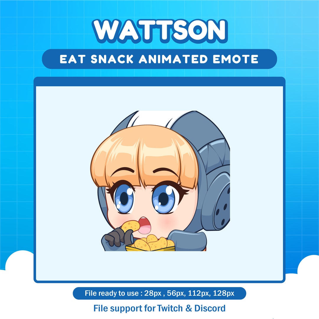 Wattson Apex Legends Eat Snack Emote for Twitch | Apex Animated Emotes ...