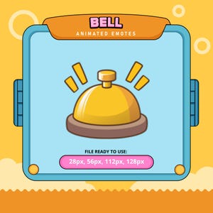 Bell Animated Emote | Twitch, Discord Emoji (digital Download) - Etsy
