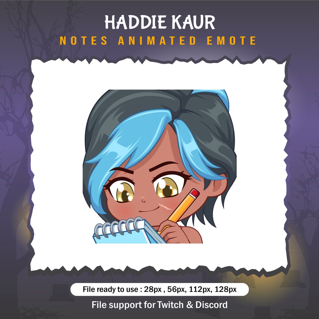 Haddie Kaur Dead by Daylight Notes Emotes / DBD Twitch Emote - Etsy