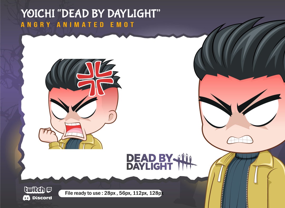 Yoichi Asakawa Dead by Daylight Angry Emotes / DBD Twitch - Etsy