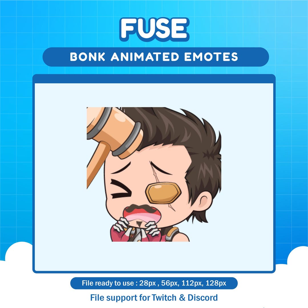 Fuse Bonk Animated Emote for Twitch | Apex Legends (digital Files) - Etsy