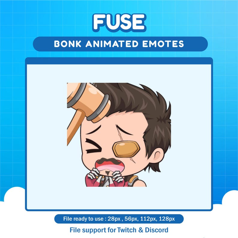Fuse Bonk Animated Emote for Twitch | Apex Legends (digital Files) - Etsy