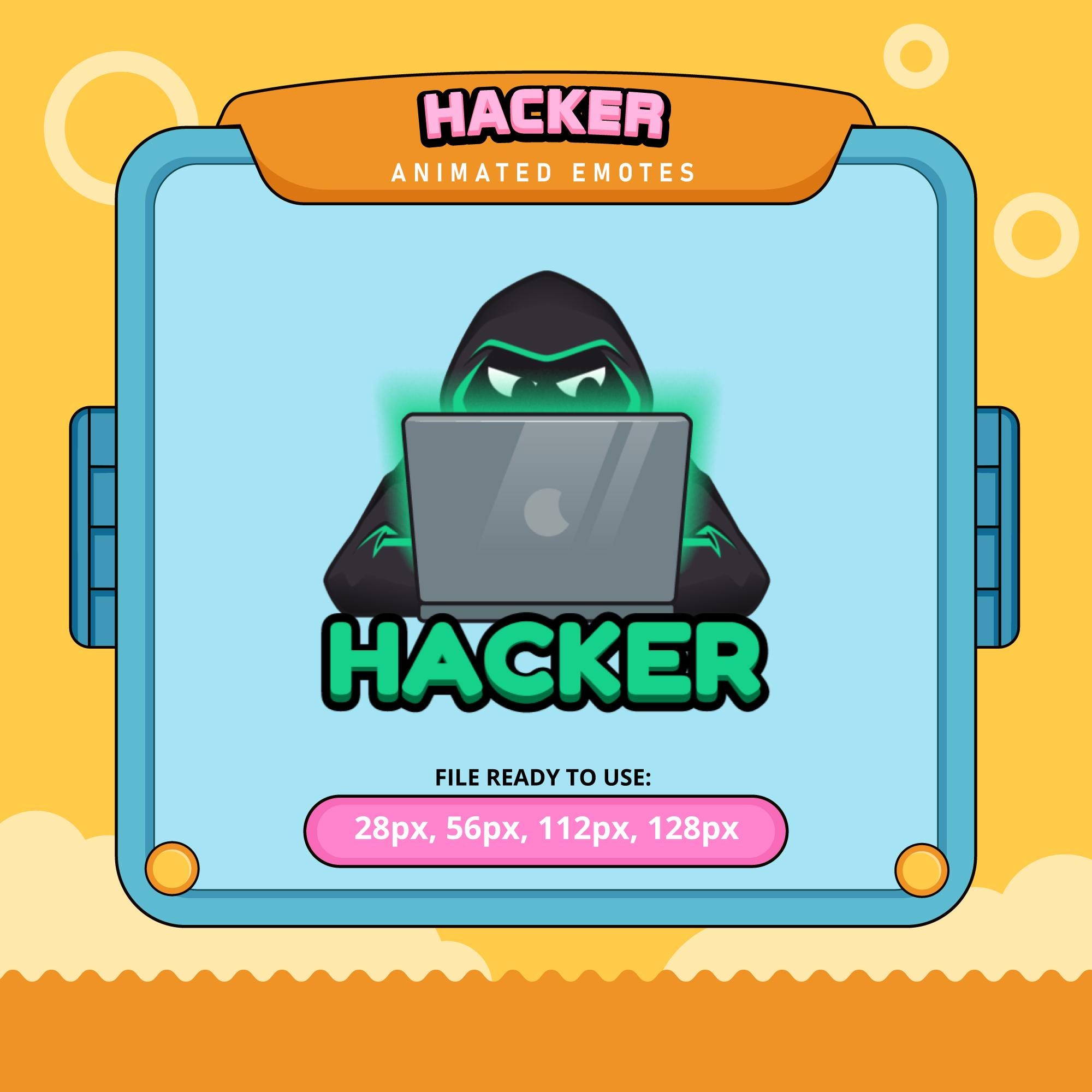 Hacker Animated Emotes | Twitch Emotes | Kick Emotes | Emoji Discord - Etsy