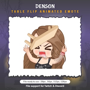 Denson Dead by Daylight Table Flip Emotes / DBD Twitch Emote - Etsy ...