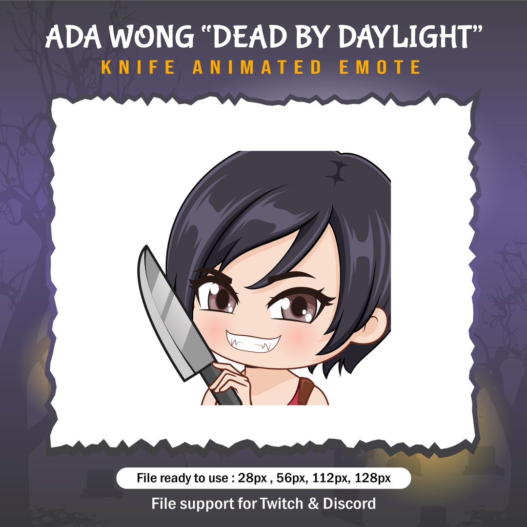 Ada Wong Dead by Daylight Knife Emotes / DBD Twitch Emote - Etsy UK