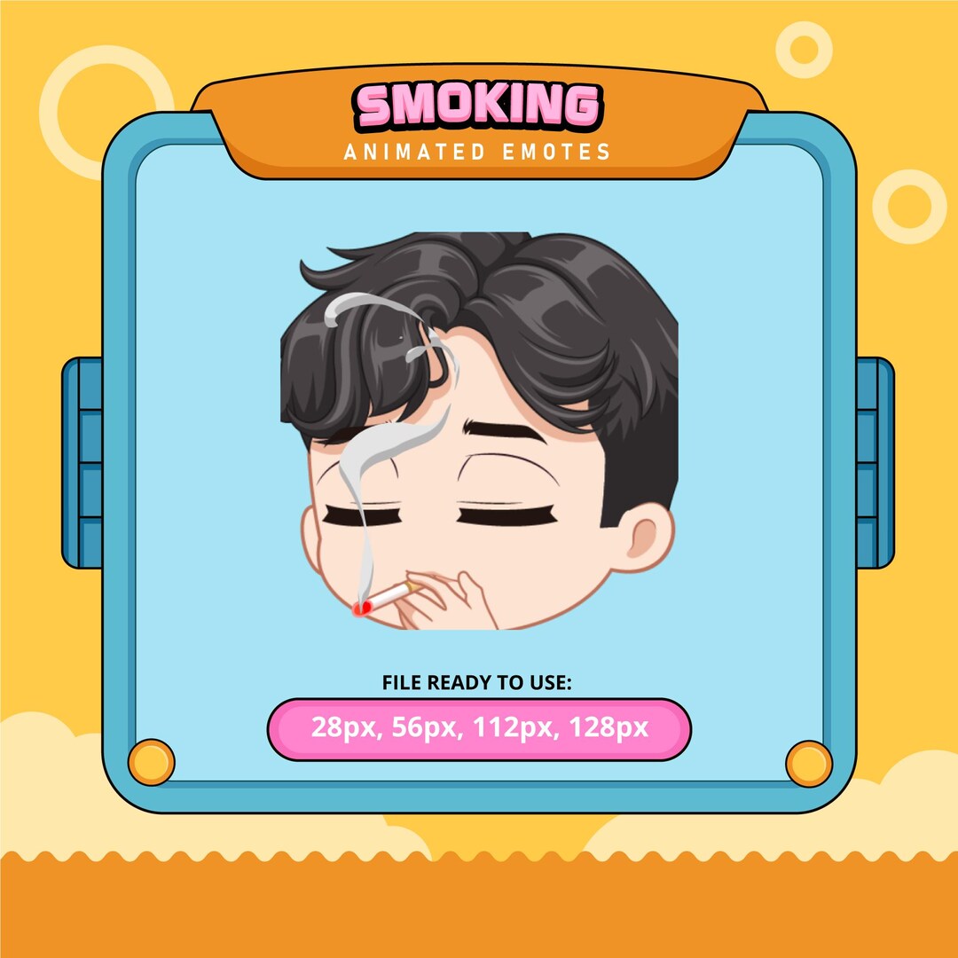 Smoking Animated Emotes | Twitch Emotes | Kick Emotes | Emoji Discord ...