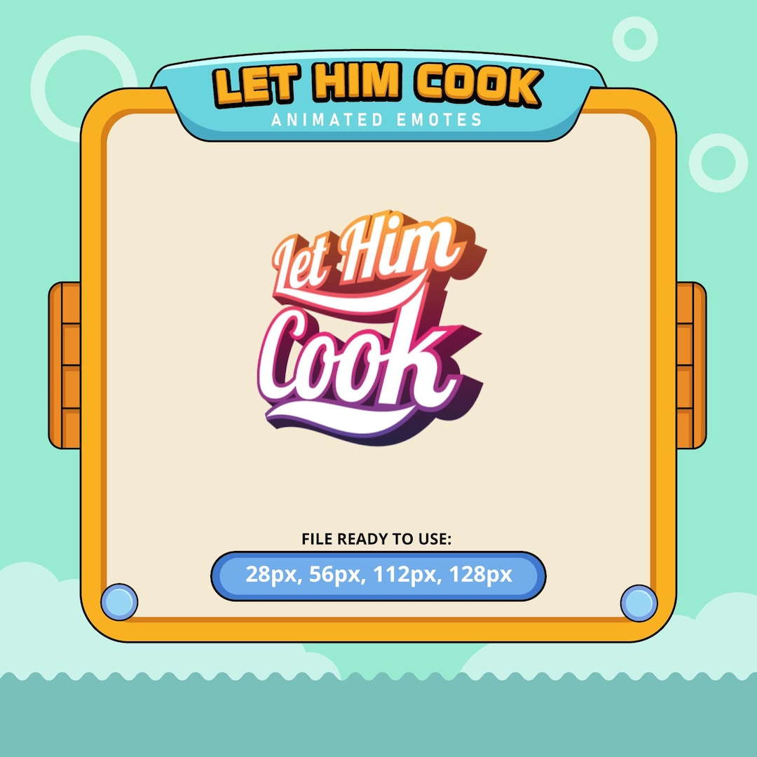 Let Him Cook Animated Emotes | Twitch Emotes | Kick Emotes | Emoji ...