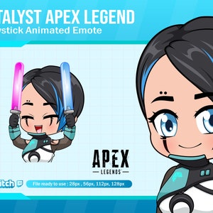 Catalyst Apex Legends Glow Stick Emote for Twitch Apex Animated Emotes ...