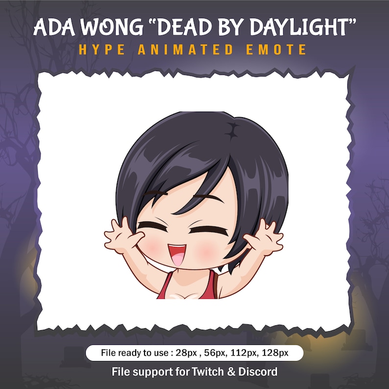Ada Wong Dead by Daylight Hype Emote / DBD Twitch Emote - Etsy