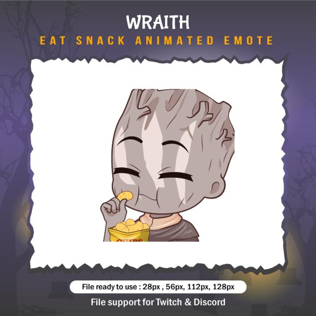 Wraith Dead by Daylight Eat Snack Emotes / DBD Twitch Emote - Etsy