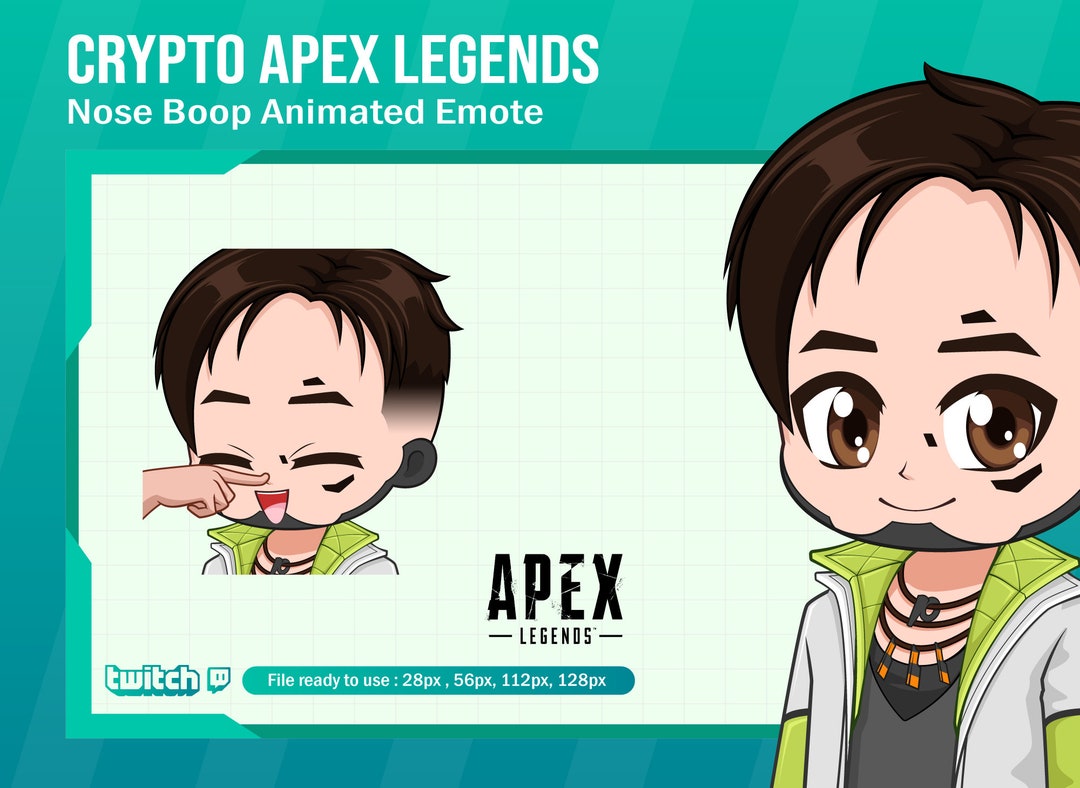 Crypto Apex Legends Nose Boop Emote for Twitch Apex Animated - Etsy