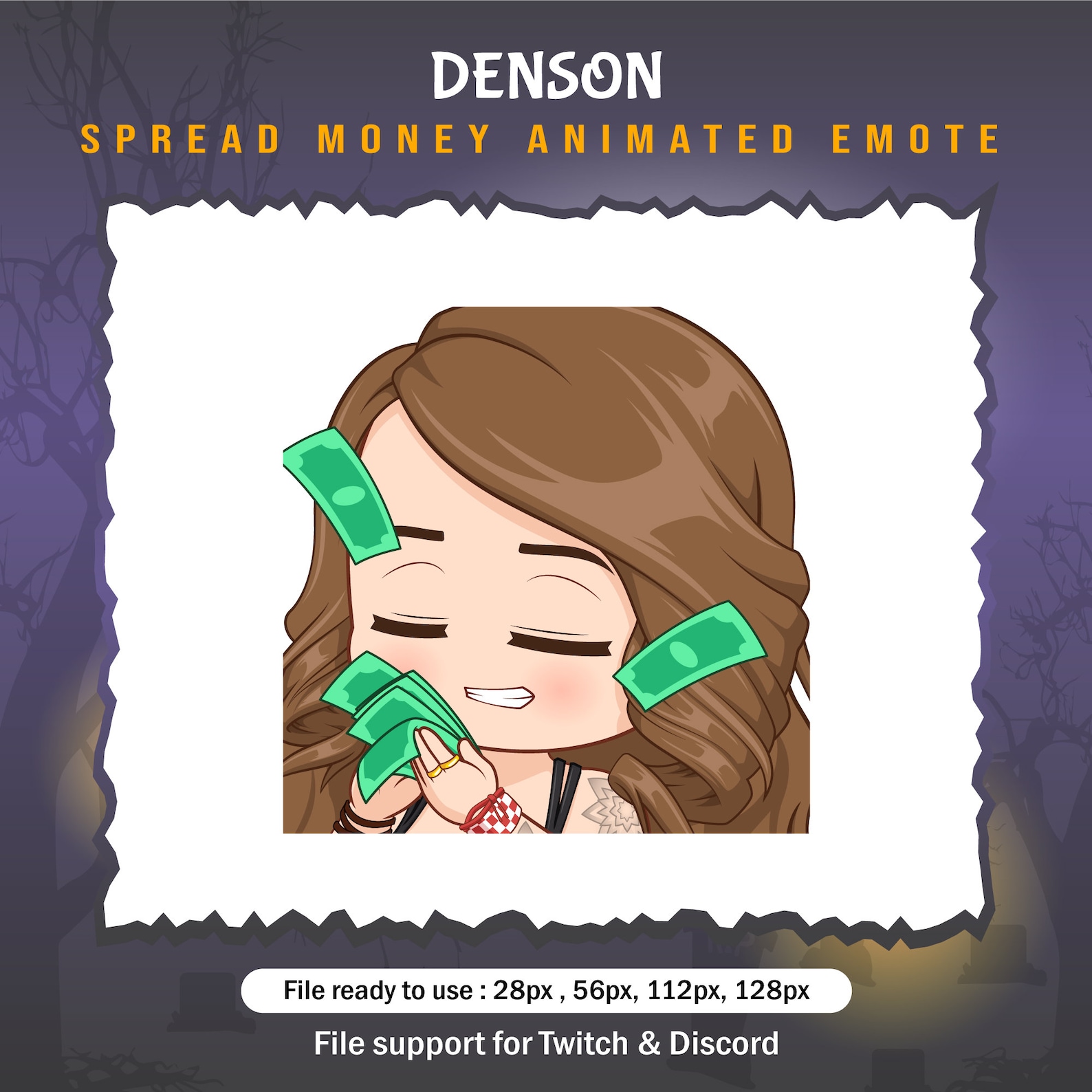 Denson Dead by Daylight Spread Money Emotes / DBD Twitch Emote - Etsy
