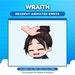 Wraith Apex Legends Headpat Animated Emote for Twitch | Twitch Animated ...