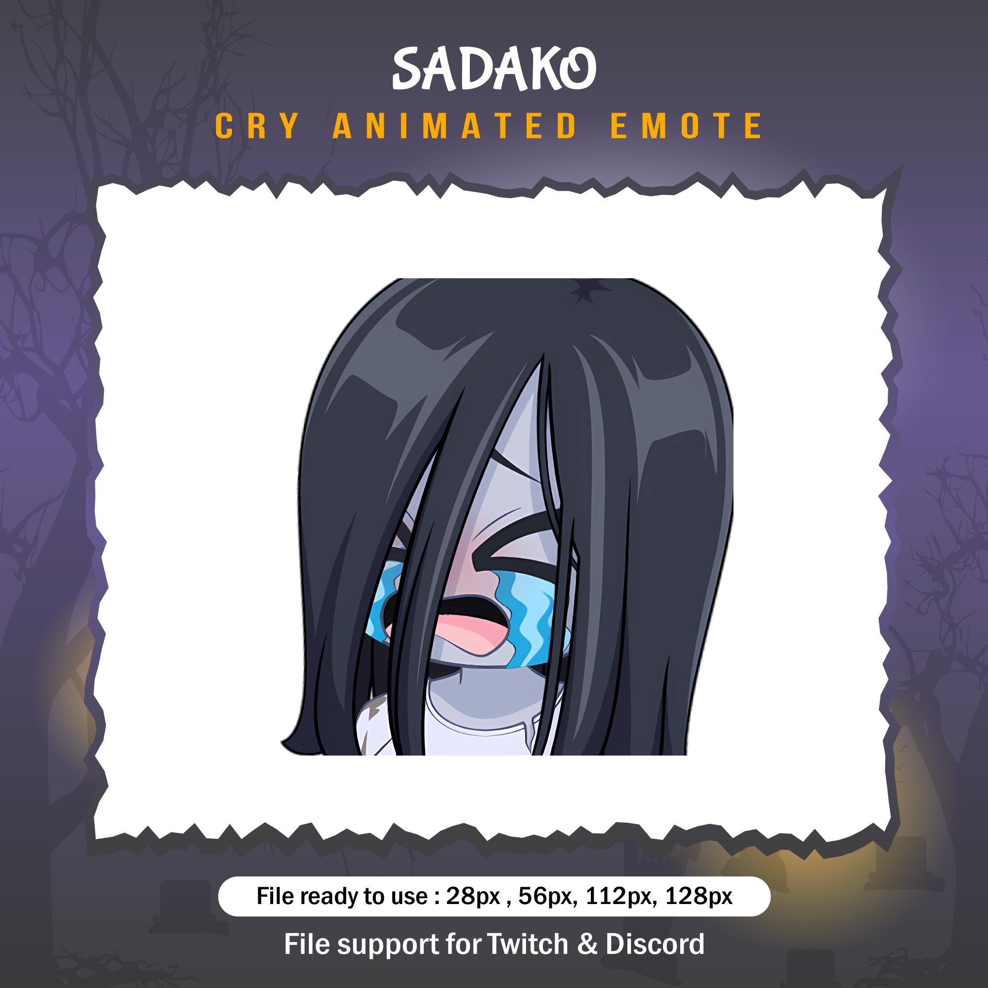 Sadako Dead by Daylight Cry Emotes / DBD Twitch Emote - Etsy