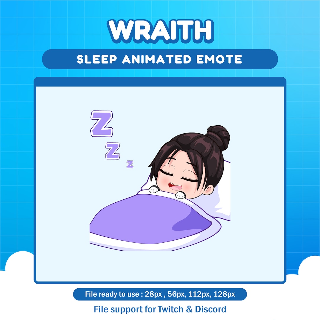 Wraith Sleep Animated Emote | Apex Legends Twitch Emote (digital ...