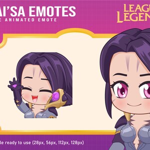 Kai'sa League of Legends Wave Emote for Twitch | League of Legends ...