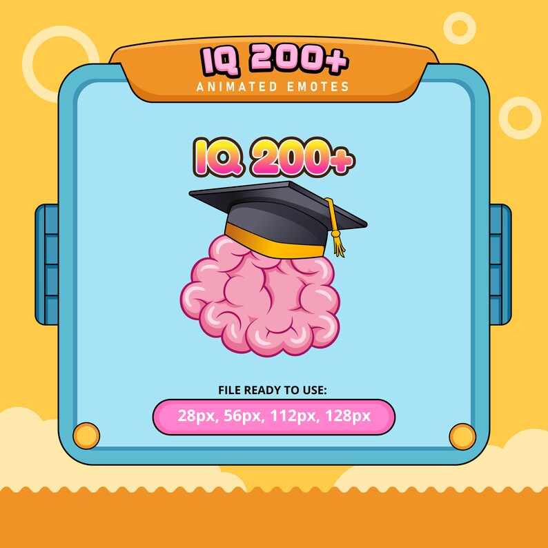 IQ 200+ Animated Emotes | Twitch, Kick, Discord (digital Files) - Etsy