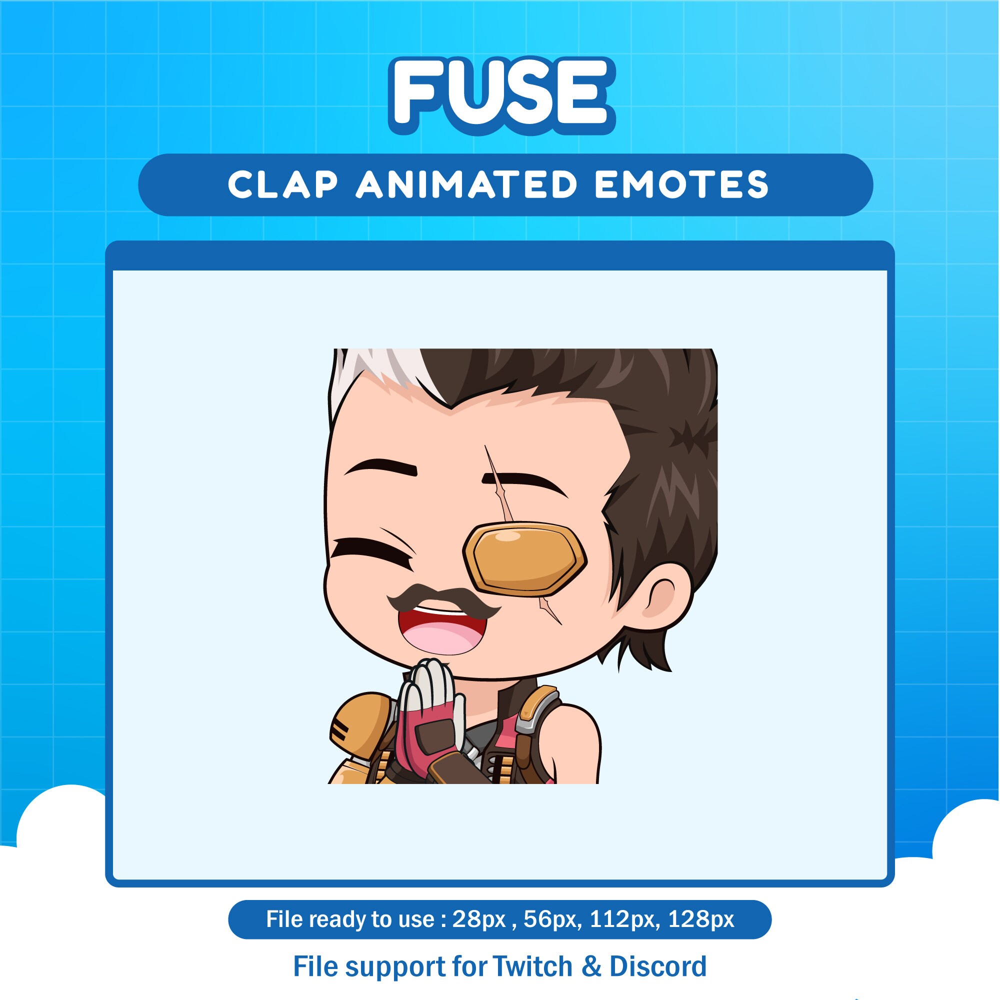 Fuse Apex Legends Clap Emote for Twitch | Apex Animated Emotes - Etsy