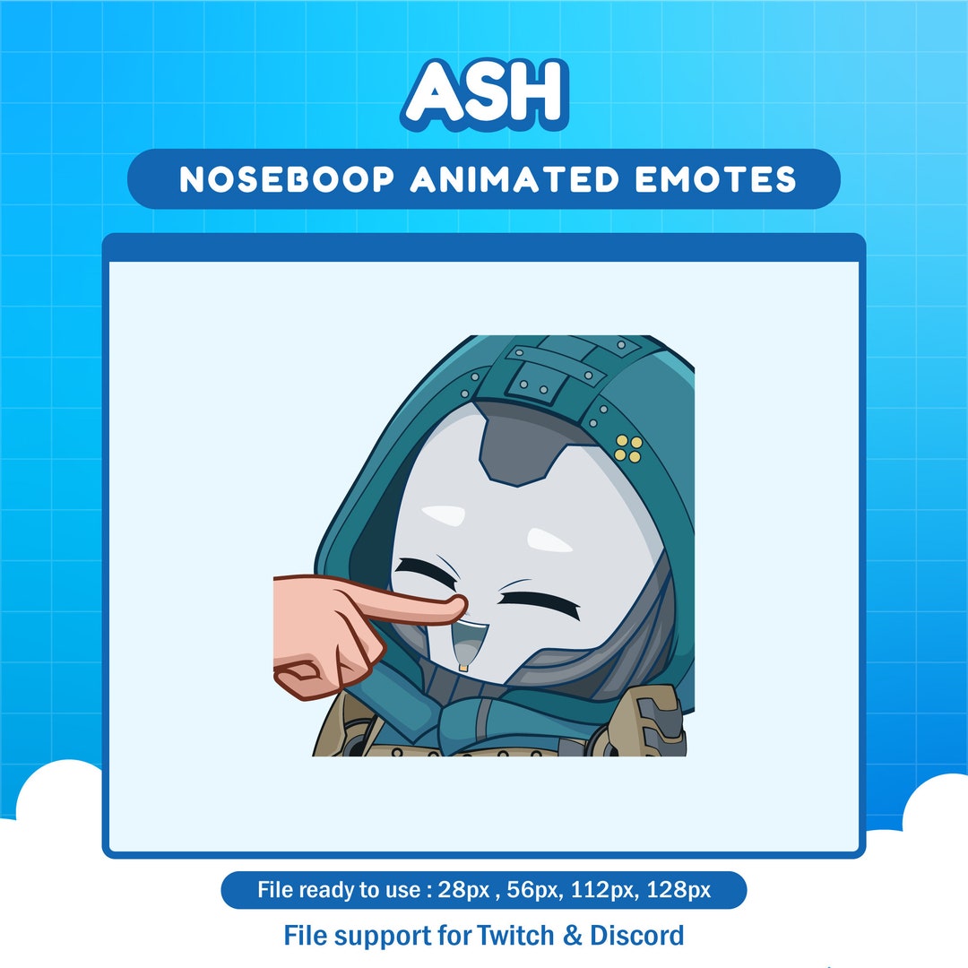 Ash Apex Legends Nose Boop Emote for Twitch | Apex Animated Emotes - Etsy