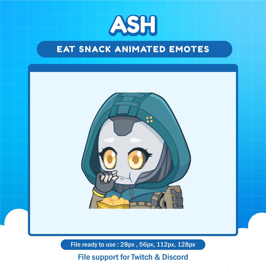 Ash Eat Snack Animated Emote for Twitch (digital Download) - Etsy