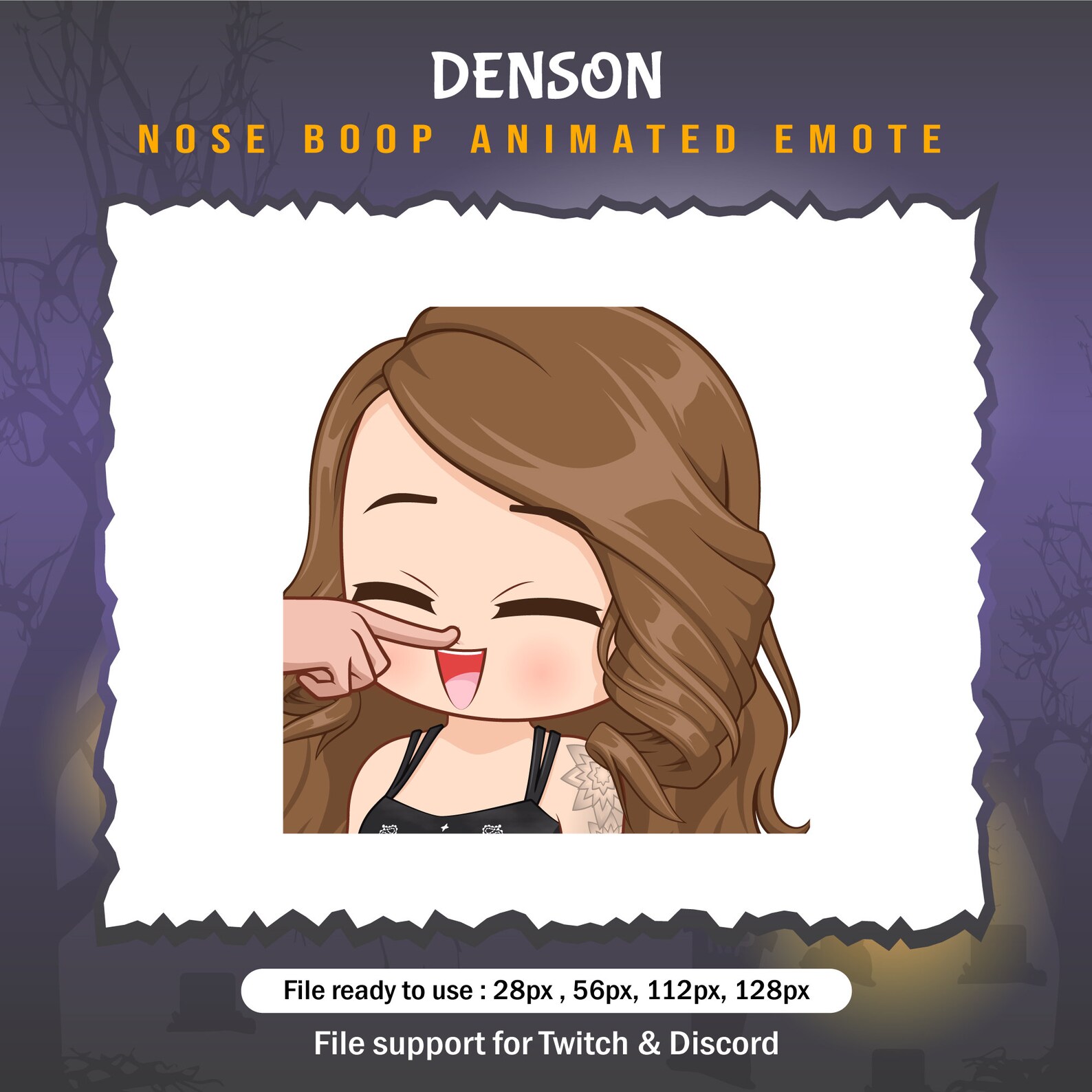 Denson Dead by Daylight Nose Boop Emotes / DBD Twitch Emote - Etsy