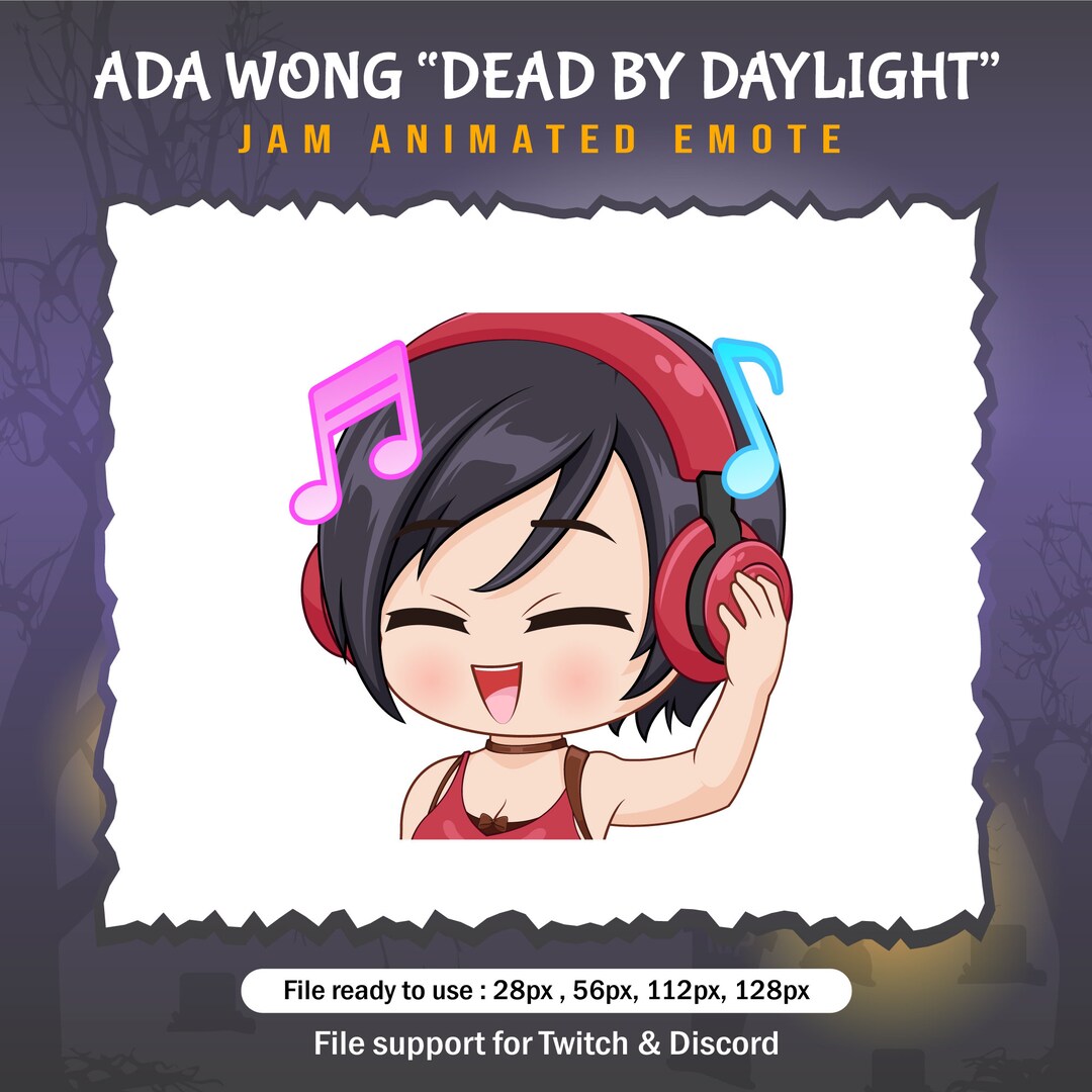 Ada Wong Dead by Daylight Jam Emotes / DBD Twitch Emote - Etsy