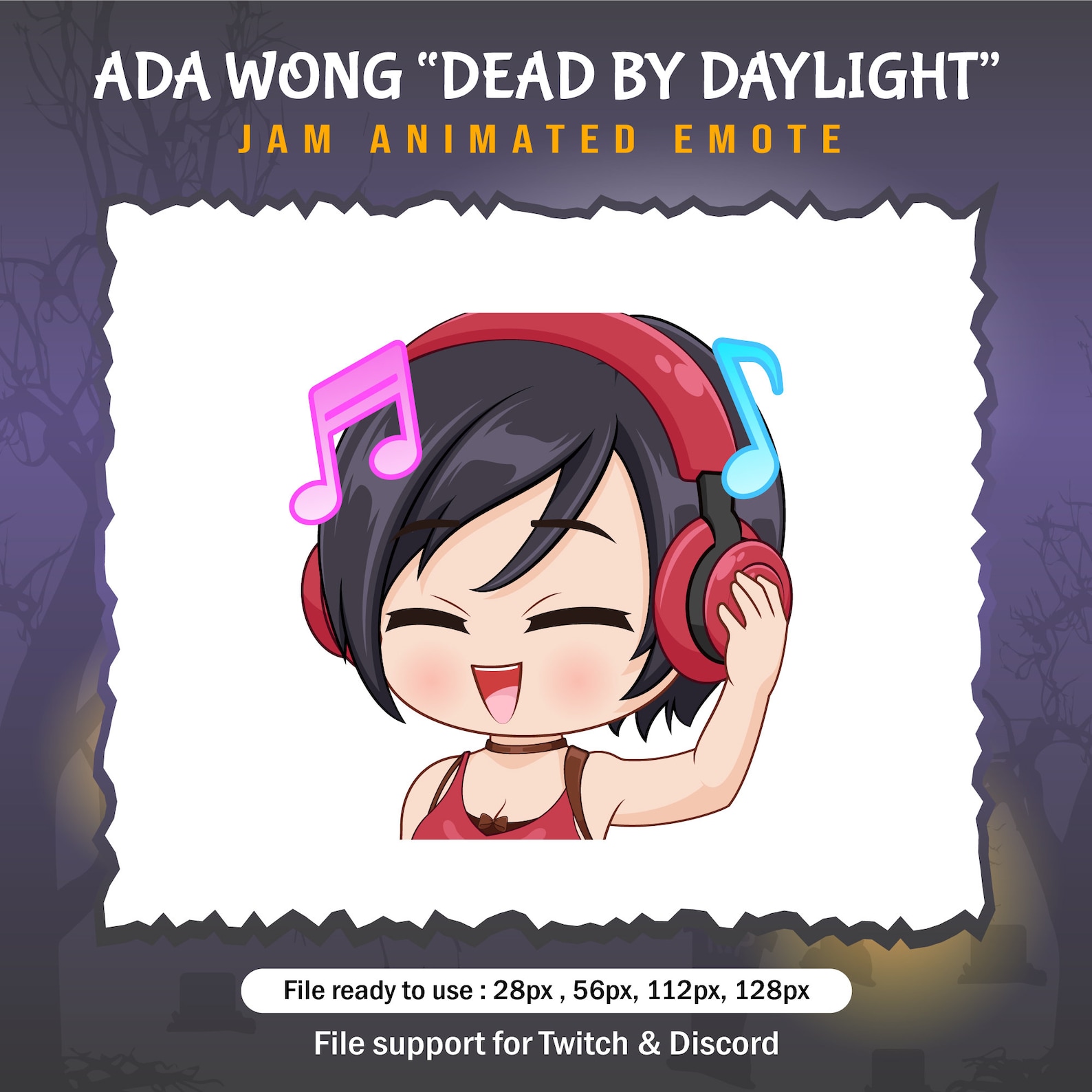 Ada Wong Dead by Daylight Jam Emotes / DBD Twitch Emote - Etsy