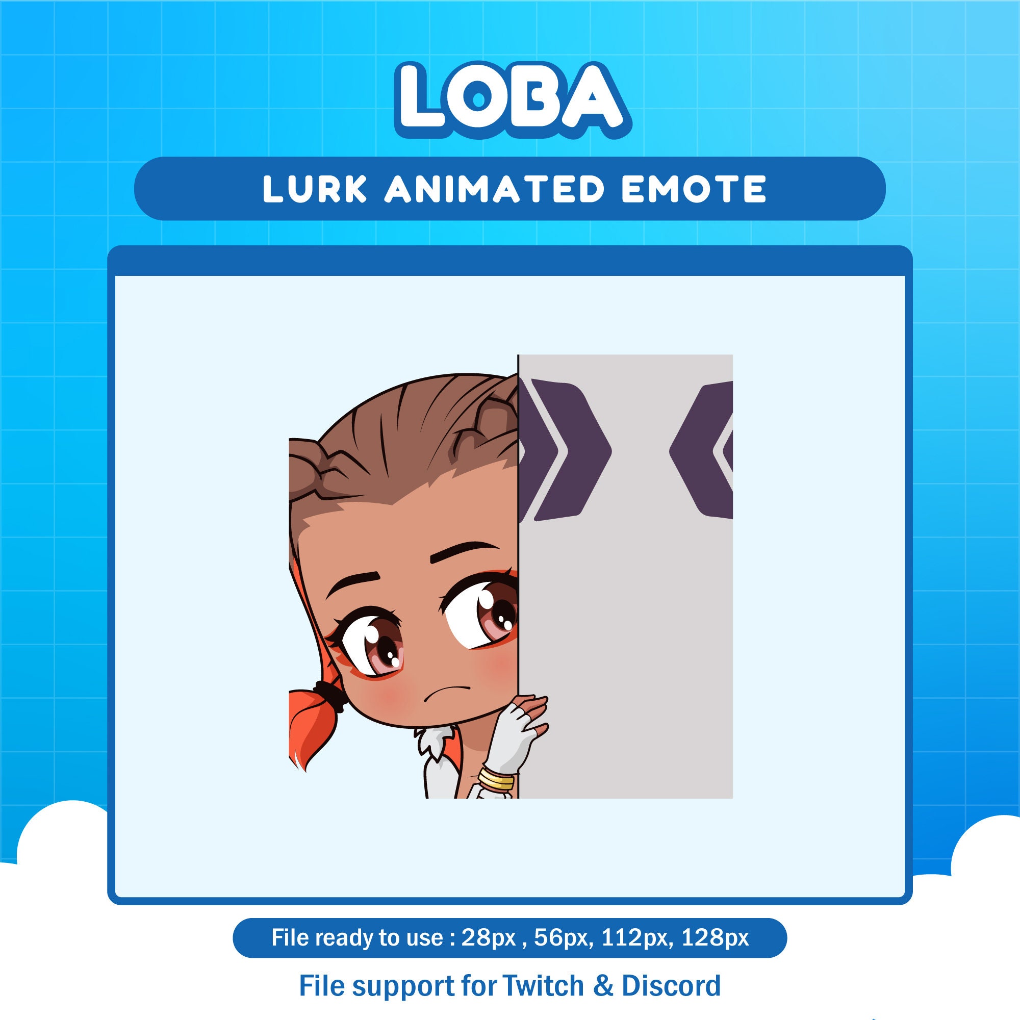 Loba Apex Legends Lurk Animated Emote for Twitch | Twitch Animated ...
