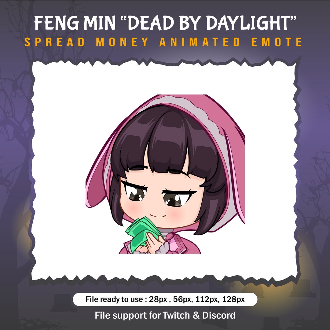 Feng Min Dead by Daylight Spread Money Emote / DBD Twitch Emote - Etsy