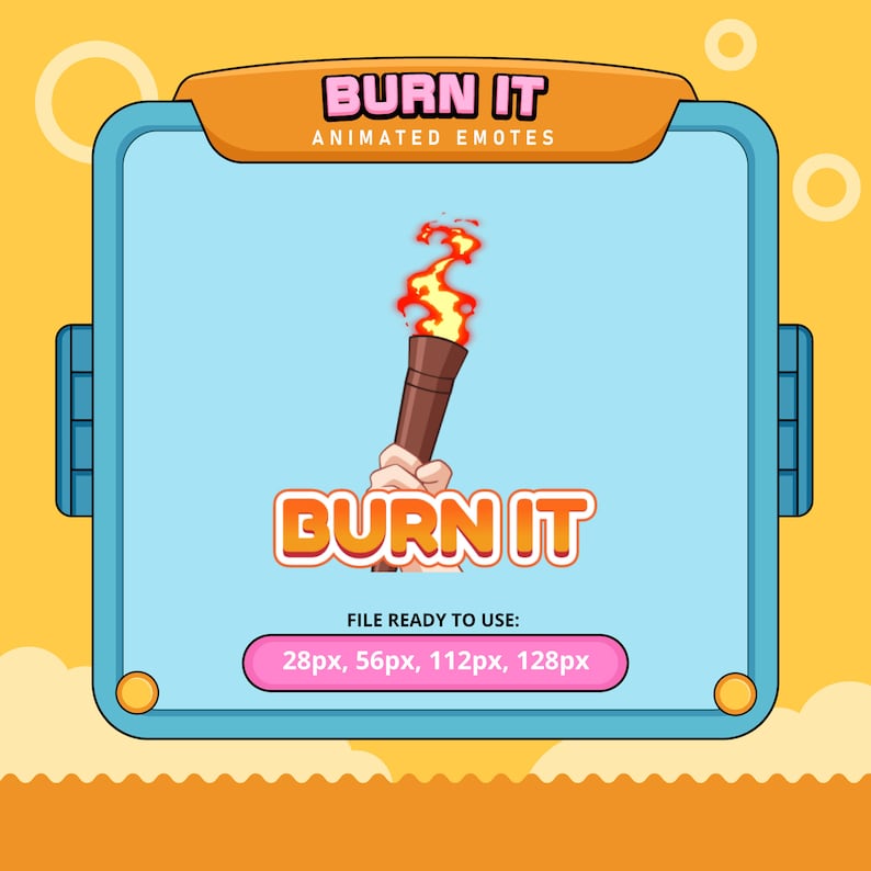 Burn in Animated Emotes | Twitch Emotes | Kick Emotes | Emoji Discord ...
