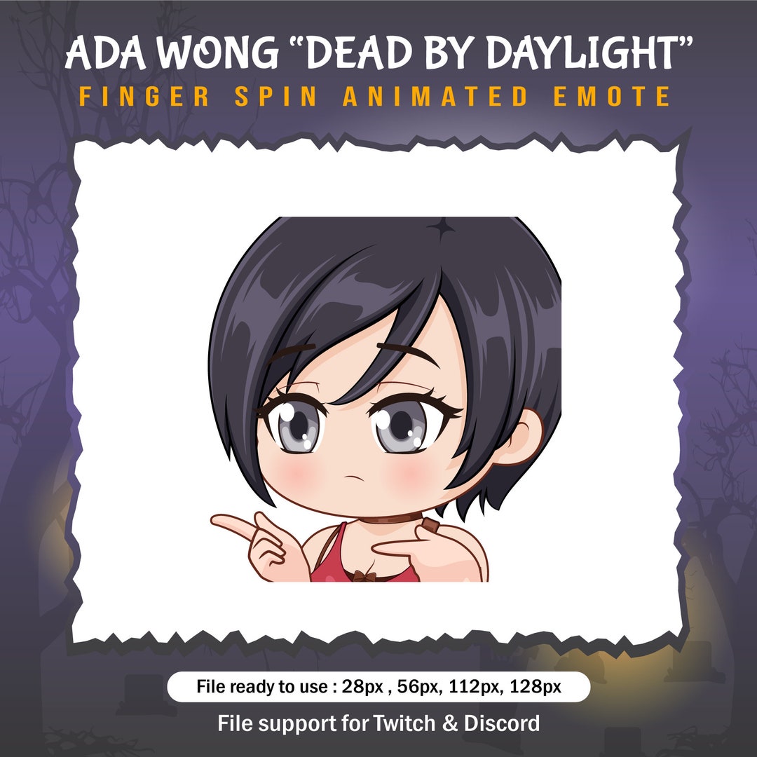 Ada Wong Dead by Daylight Finger Spin Emotes / DBD Twitch Emote - Etsy
